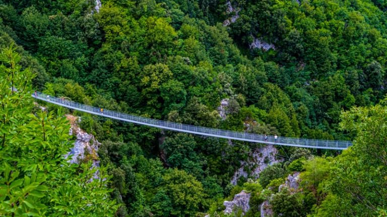 Il Ponte Tibetano di Laviano - Turismo Weekend